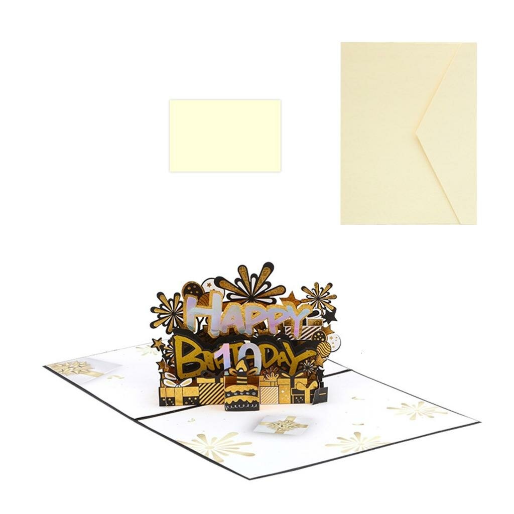 Поп-ап открытка «День рождения»