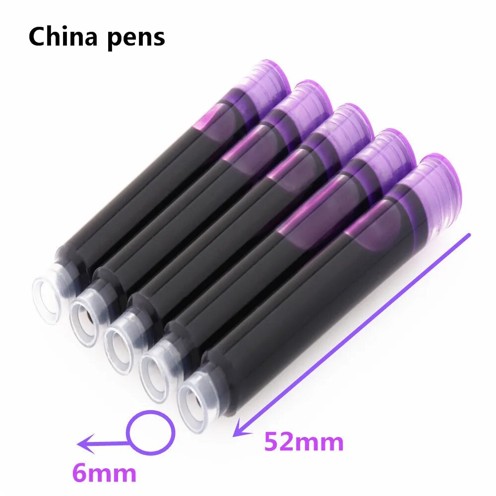 Чернильные картриджи You Ping 018 для ручек Фиолетовый, 3.4 Ink Purple