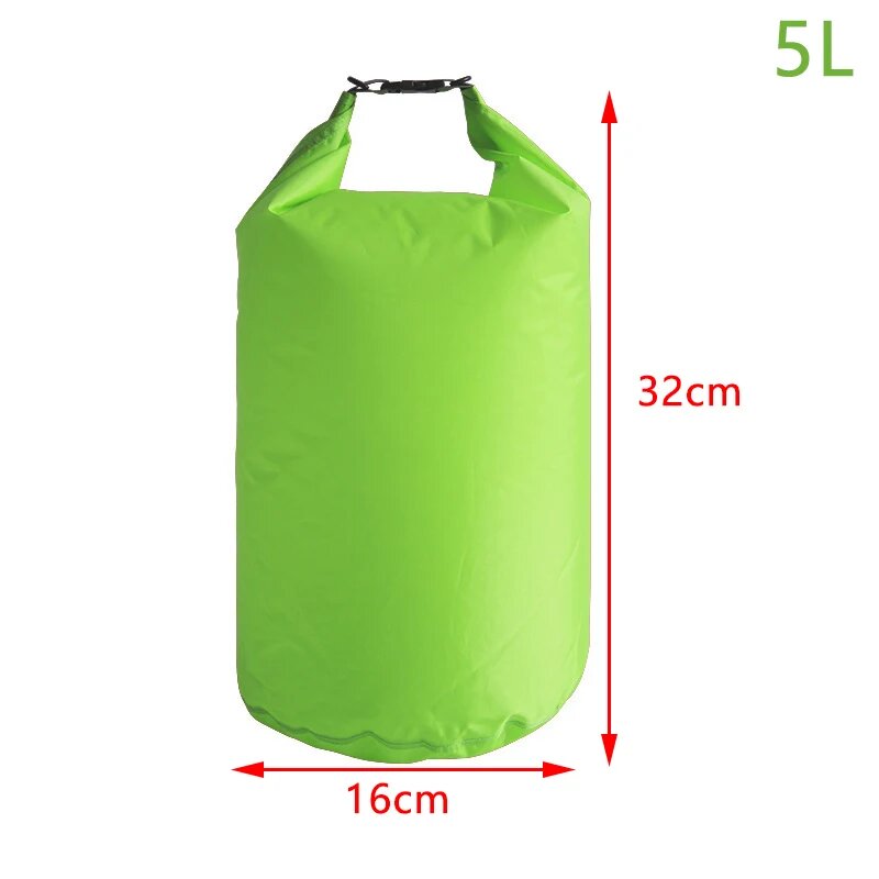 JETTING Водонепроницаемый гермомешок 5Л/10Л Зеленый, 5L Green