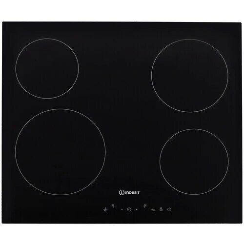 Электрическая варочная панель Indesit IRT 160, цвет черный, Hi-Light
