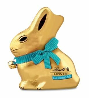 Шоколад фигурный LINDT RABBIT Caramel Salt молочный Кролик Соленая Карамель 100г