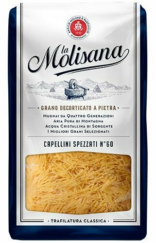 Макаронные изделия La MOLISANA 58A (60) CAPELLINO SPEZZATO Вермишель 450г
