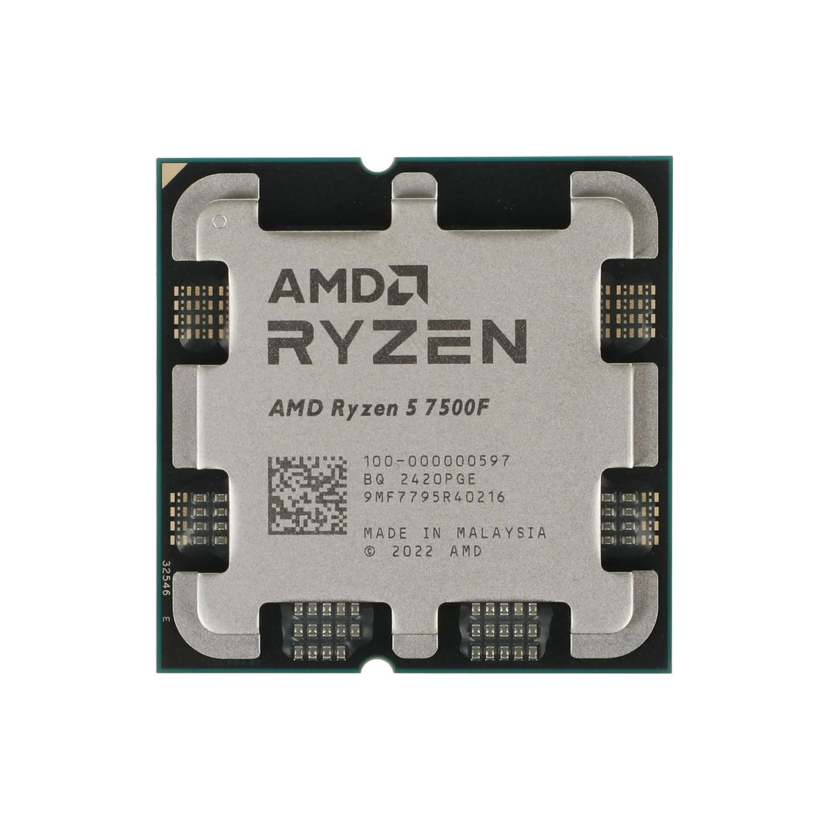 Процессор AMD Ryzen 5 7500F, AM5, 3.7 ГГц, OEM (100-000000597)