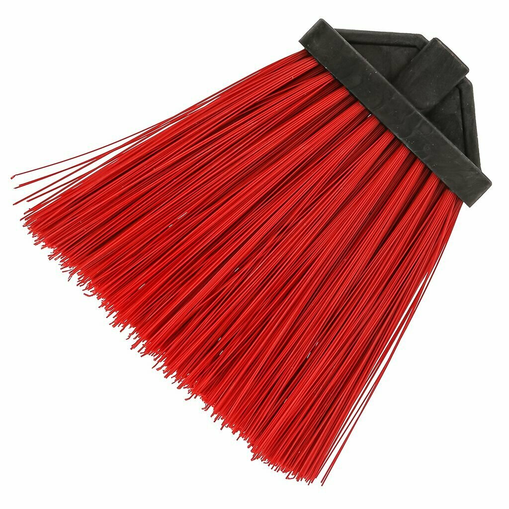 Метла полипропиленовая Домашняя Мода плоская, длина щетины 22 см, тулейка с резьбой