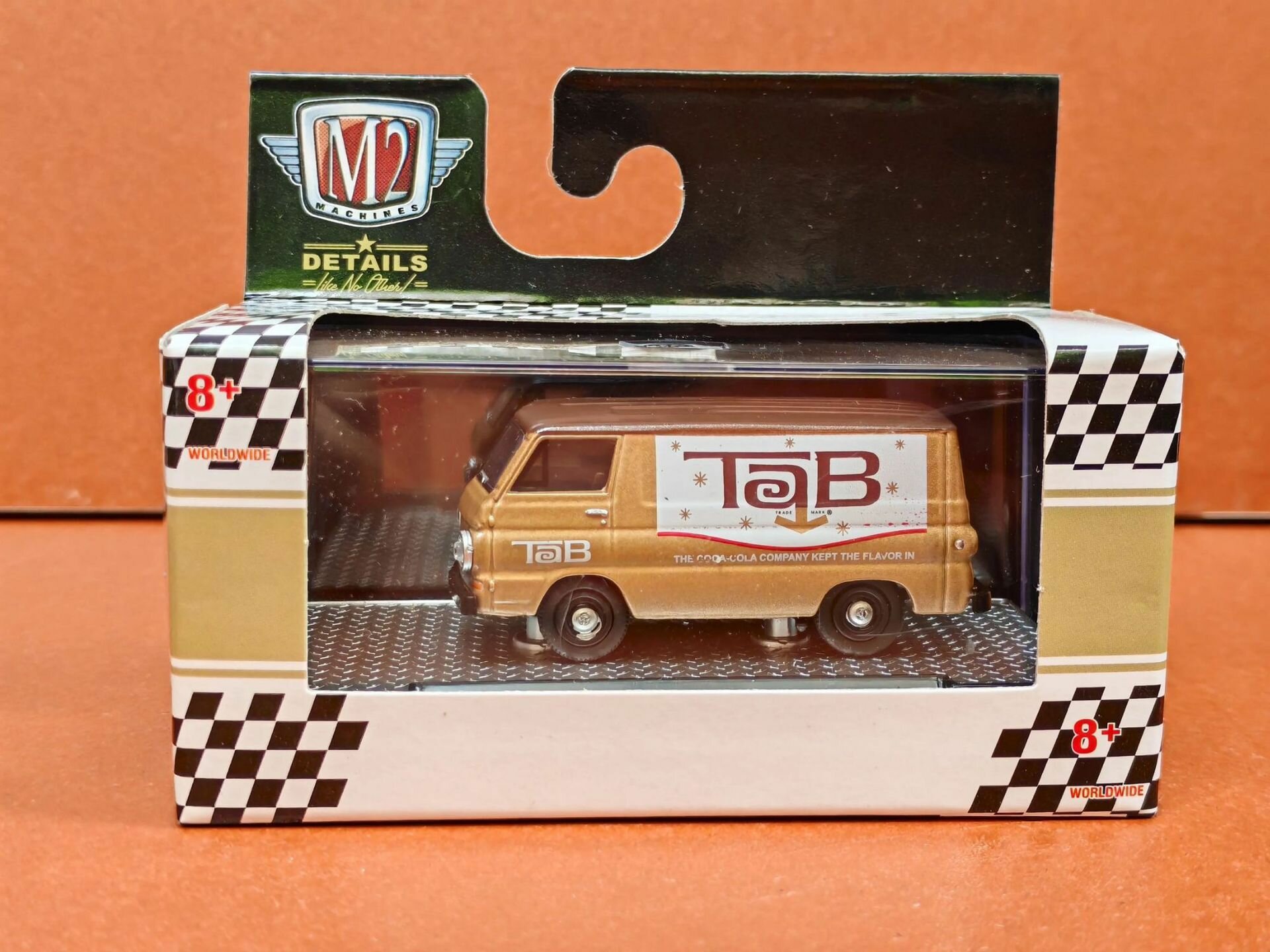 Детская игрушка машинка, M2 1/64, литая модель(DODGE A100)