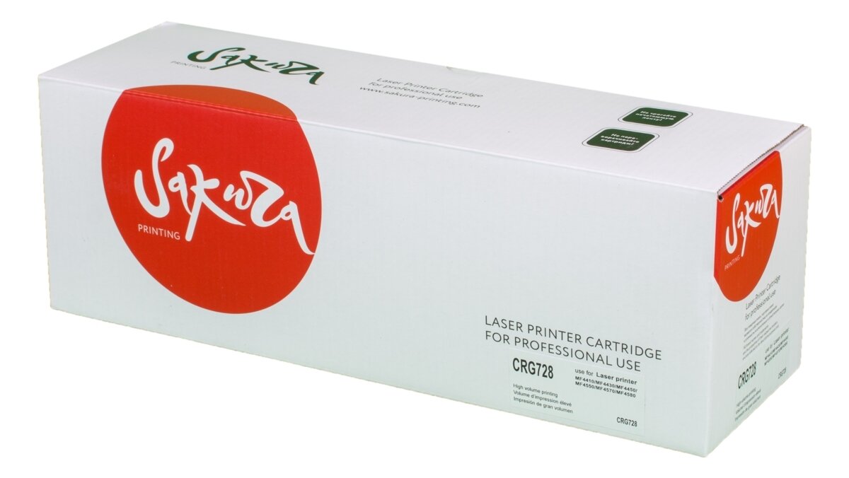 Картридж SAKURA CRG728 для Canon iC MF4420/4430/4120/ 4412/4410/4452/4450/4550/4570/4580/D520, черный, 2100 к.