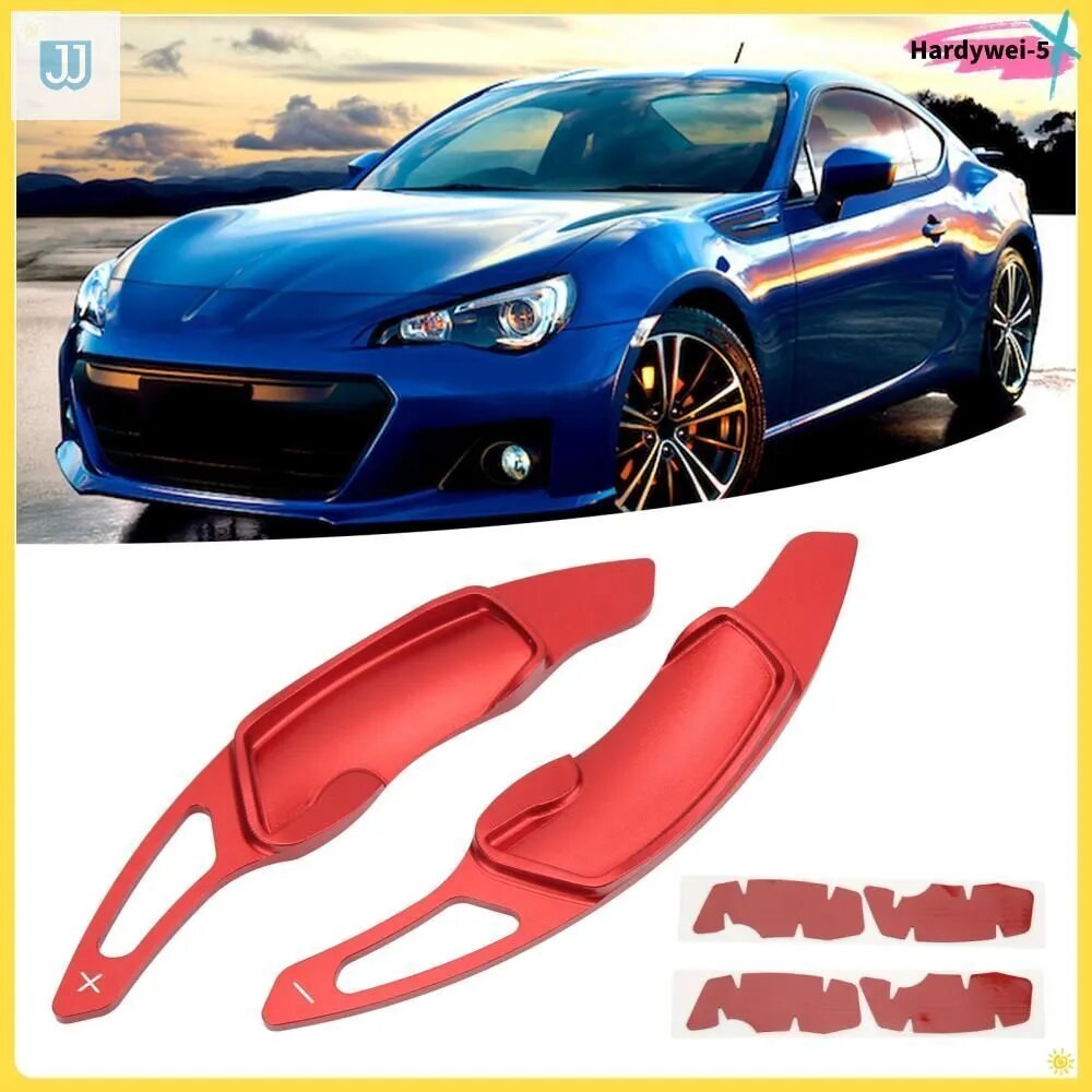 Red Steering Wheel Paddle Shifter Extension for Subaru Impreza WRX BRZ Forester Legacy Outback Ascent