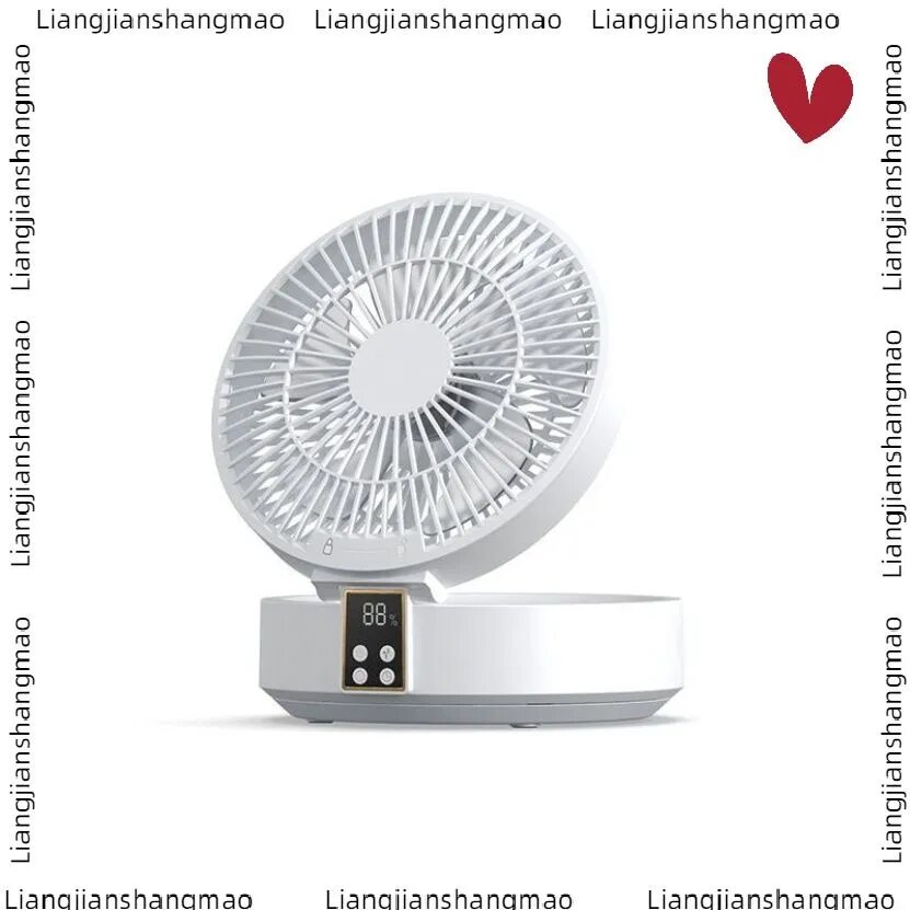 Настенный вентилятор T, белый, с пультом ДУ, регулировка наклона, дисплей