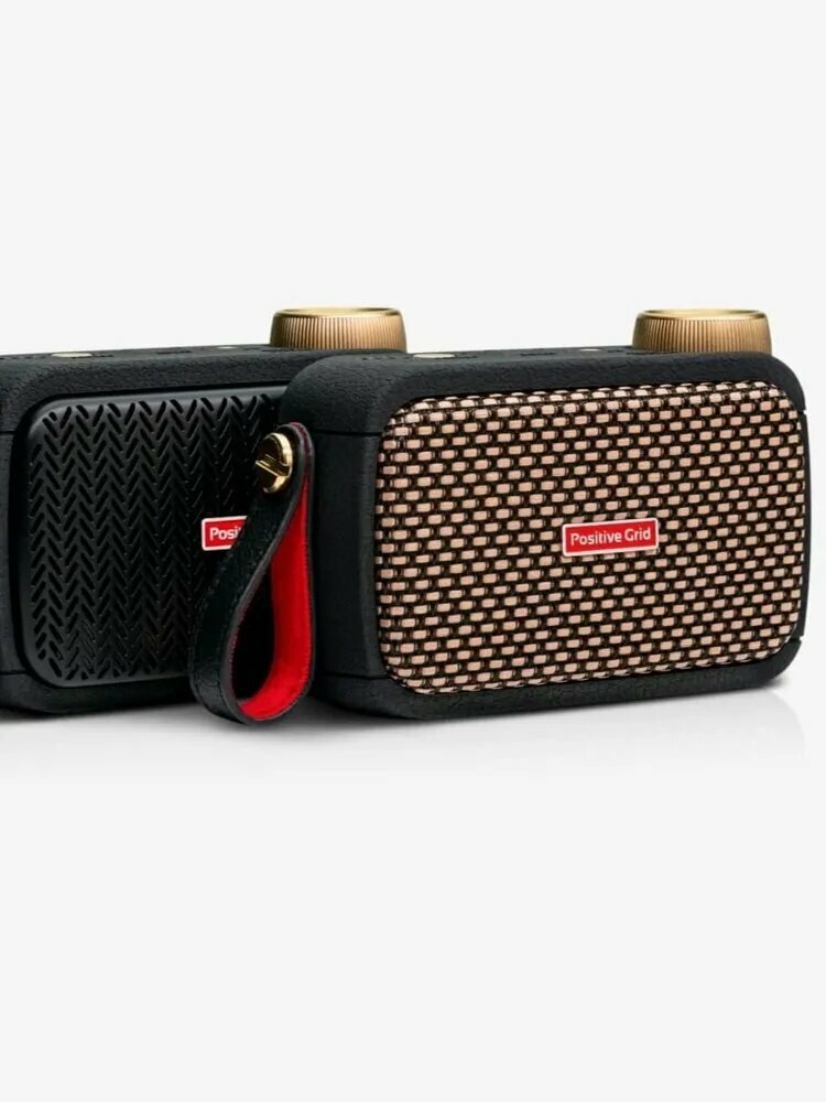 Positive Grid Spark GO 5W Ультрапортативный интеллектуальный гитарный усилитель и Bluetooth-динамик с интеллектуальным приложением для электрогитары, черный, без чехла для хранения