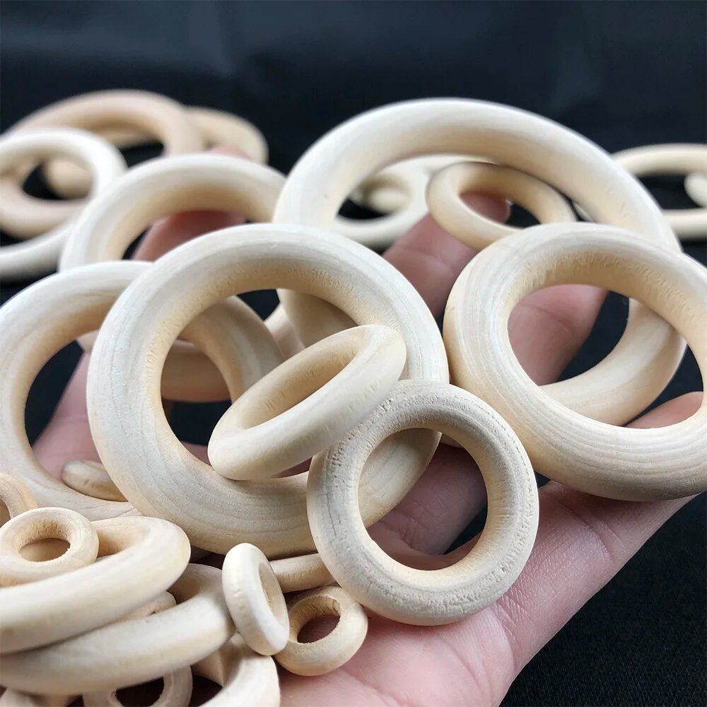 Деревянные кольца для рукоделия W-MT034