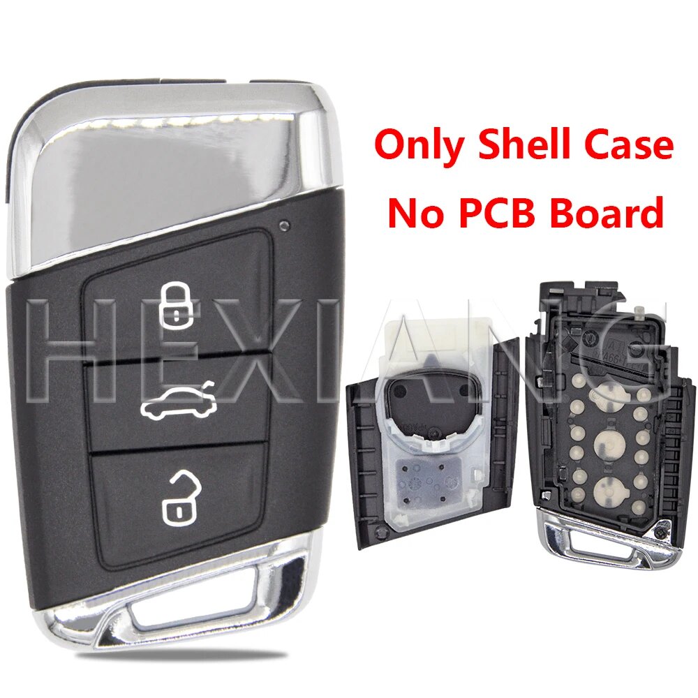 Корпус ключа VW Passat B8 Skoda Superb 3G0959752, Only Shell