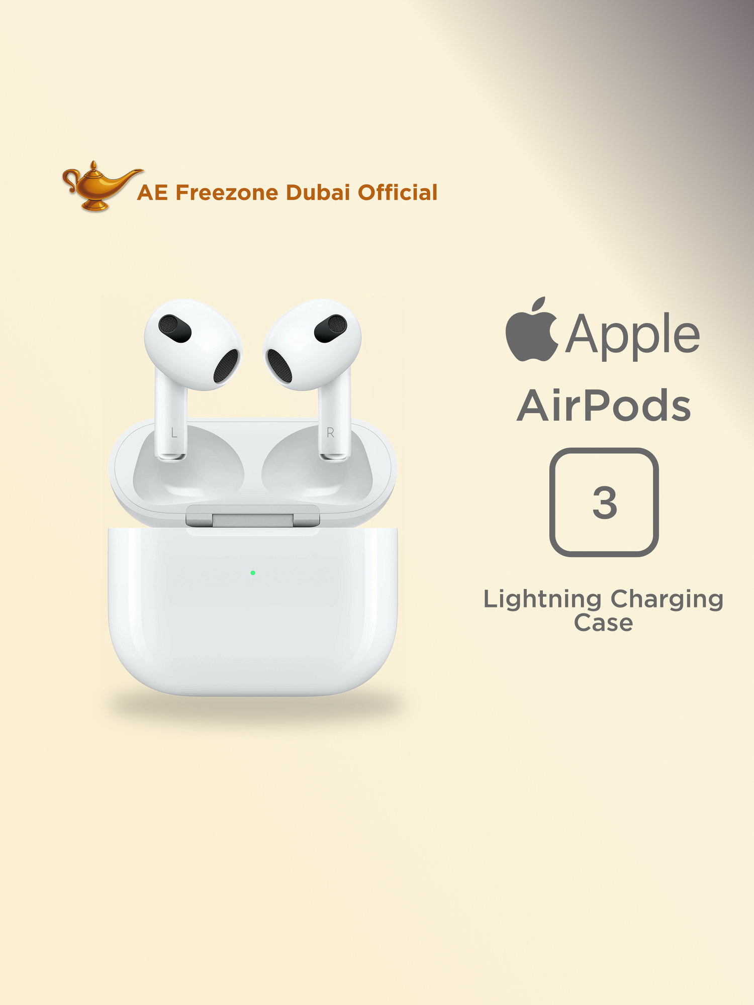 Беспроводные наушники Apple AirPods 3 Lightning Charging Case