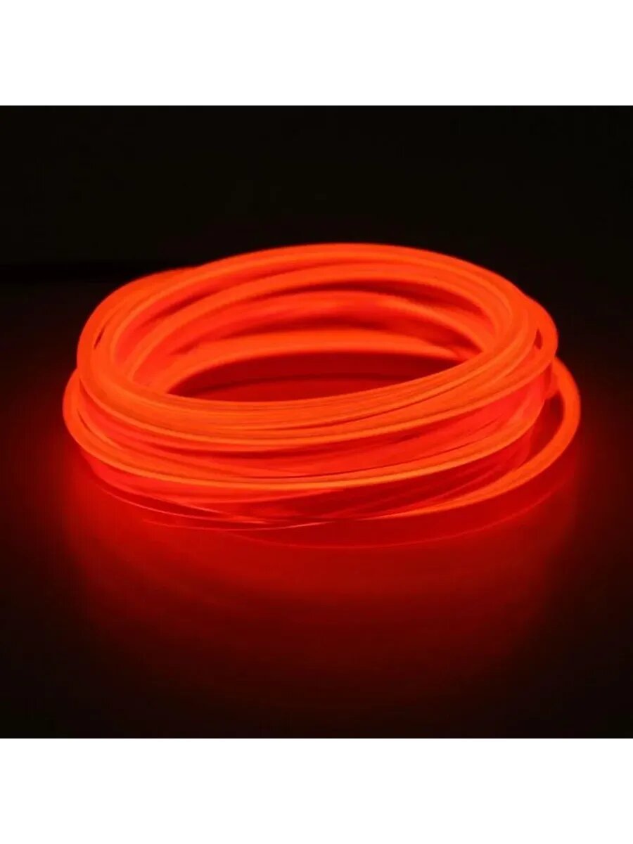 Гибкая неоновая подсветка салона для авто