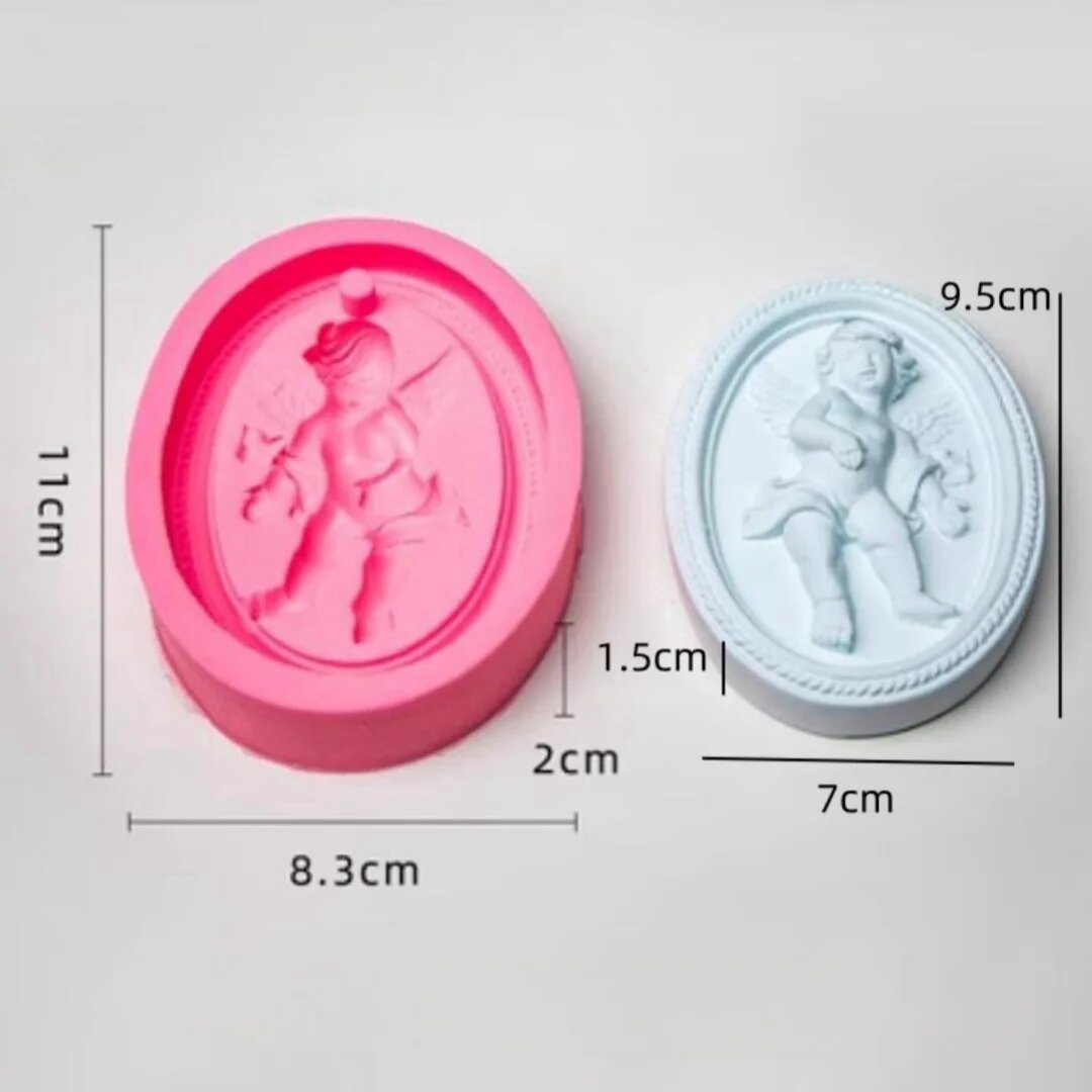 Силиконовая форма для гипса "Ангел" B Silicone Mold