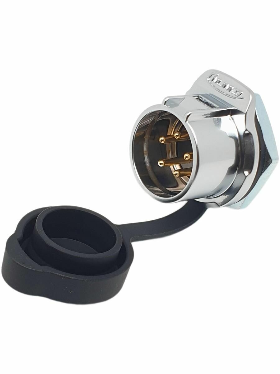 Разъем CNLINKO LP-20 5-пиновый, 5pin, папа, IP67, М22х1,5