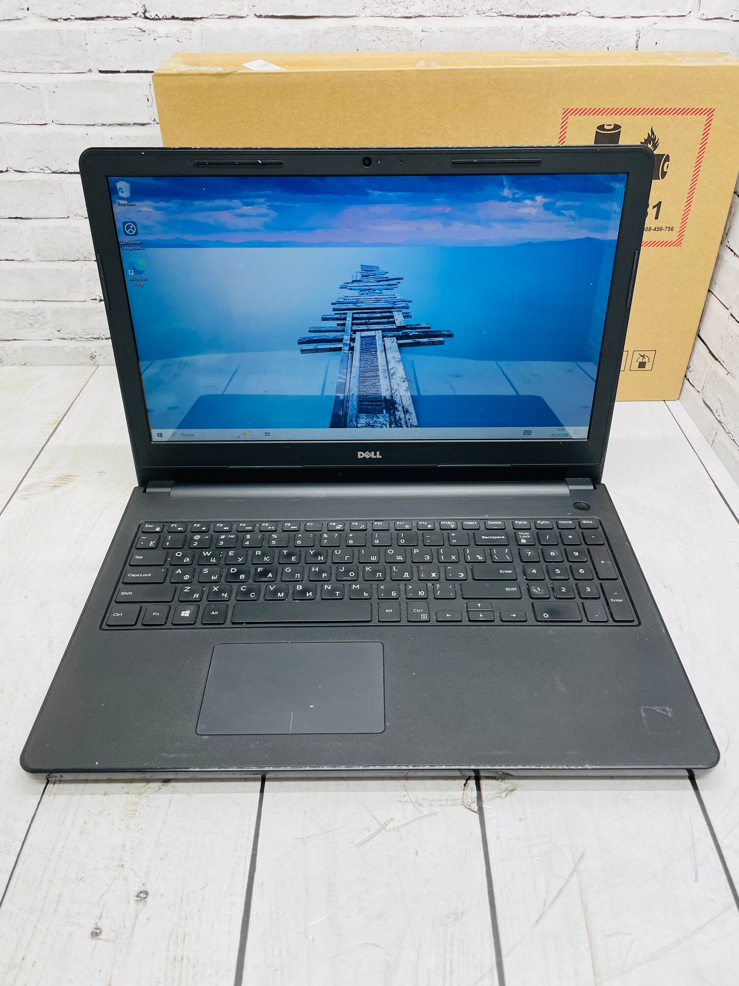 Ноутбук 15,6, Dell inspiron 15, Intel Celeron 3060, 4 Gb DDR3, 500 Gb HDD, Intel HD Graphics