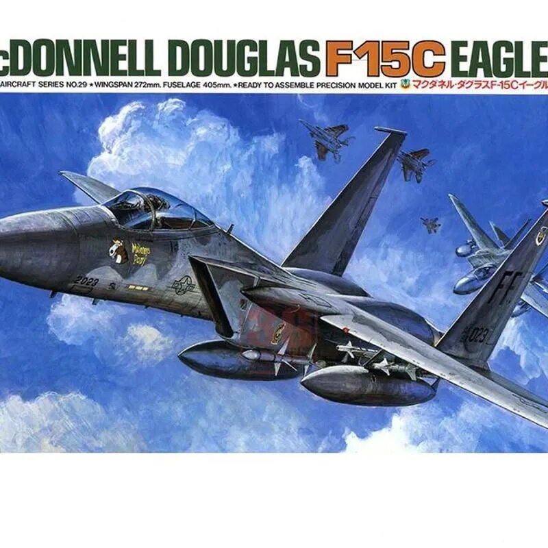 Сборная модель самолета McDonnell Douglas F-15C Eagle 1/48, масштаб 1:48, для моделистов и коллекционеров