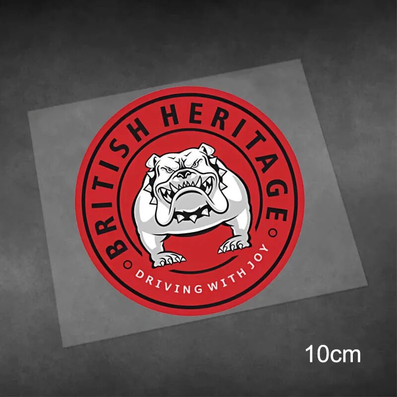 Британский стиль, бульдог, модификация автомобиля, мотоцикла, наклейки, ретро светоотражающая наклейка, лобовое стекло, топливный бак, шлем, водонепроницаемая наклейка