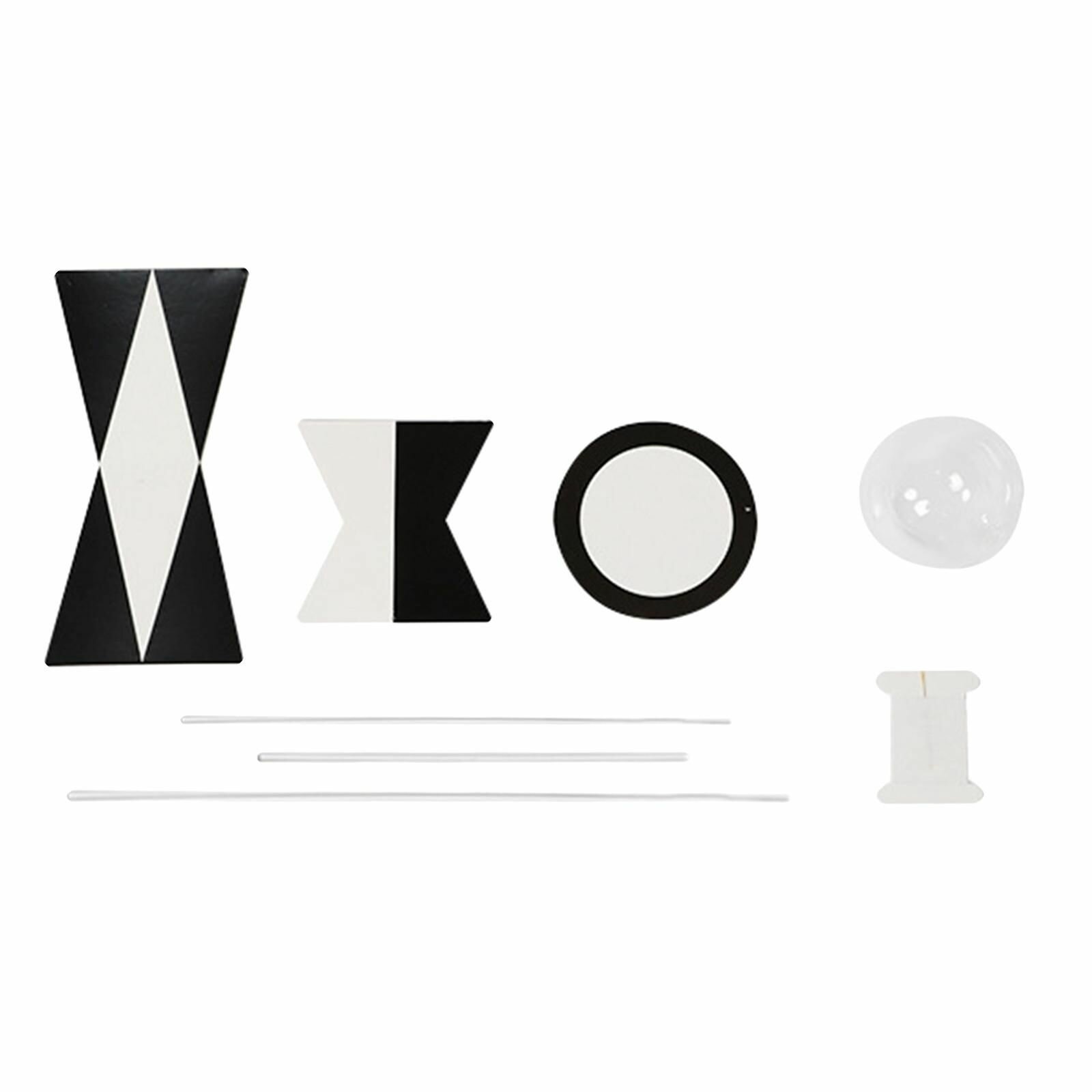 Мобиль Монтессори для кроватки, развивающая подвесная игрушка для новорожденных, стимулирующая зрение и внимание