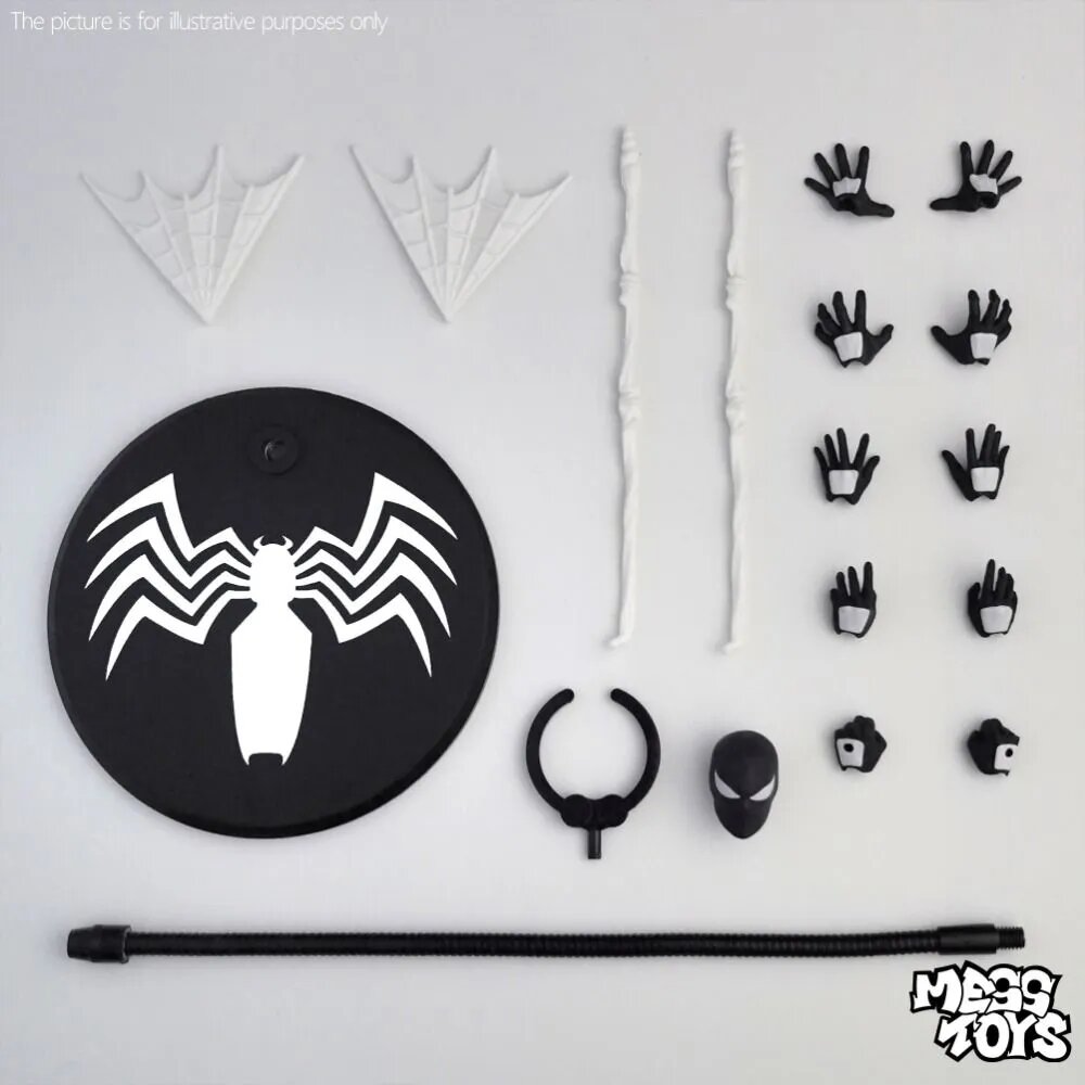 Фигурка Spider-Man Symbiote Black Suit ACG Ct Toys 1/12 ABS пластик для коллекционеров — фото 1