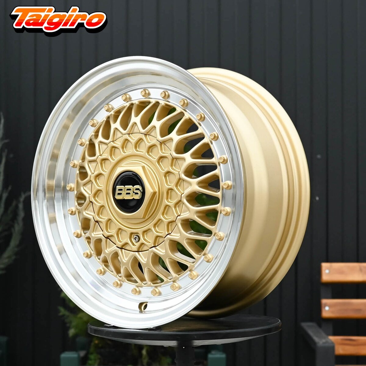 Комплект литых дисков R14 BBS RS Стиль 6.0J ET30 4*98/100 Золото (G152)