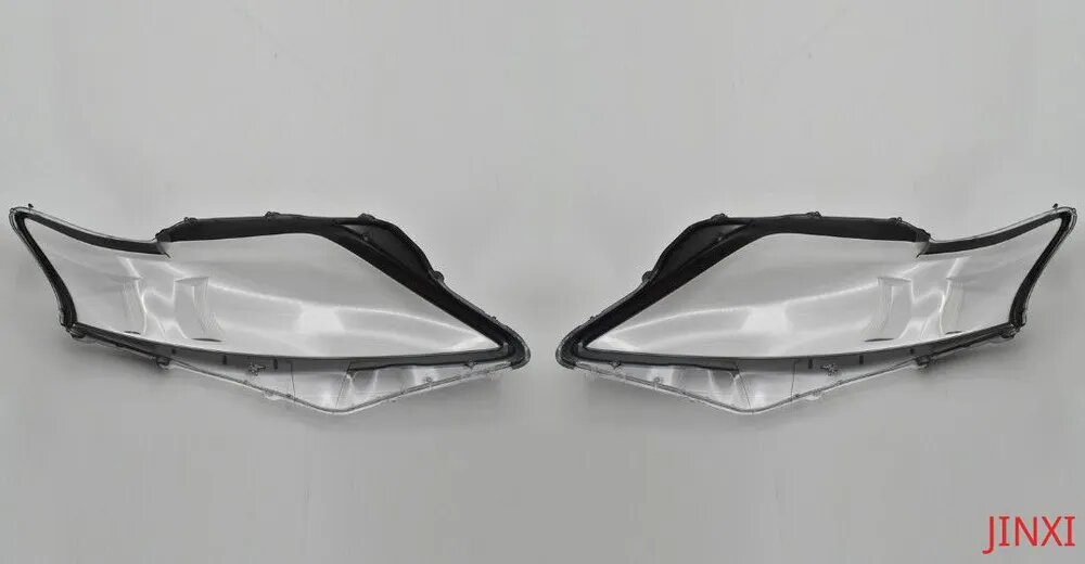 Стекло фары для Lexus RX III поколения, комплект 2 шт. (DDZ-RX350-09LR) прозрачное