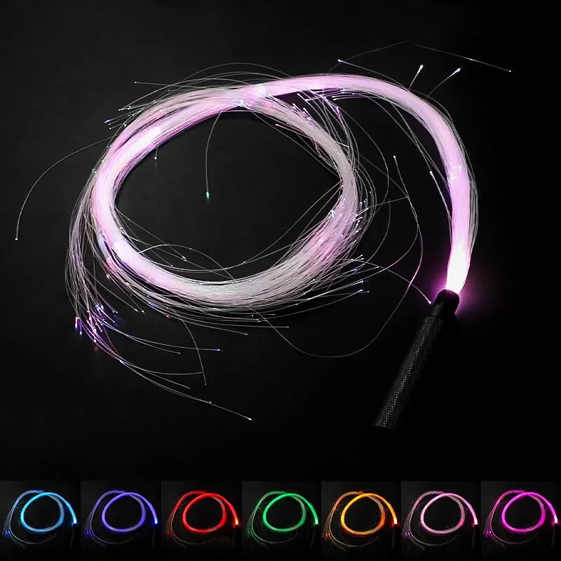 Электрогирлянда оптоволокно 2 м 1 шт многоцветная с контроллером для создания атмосферы