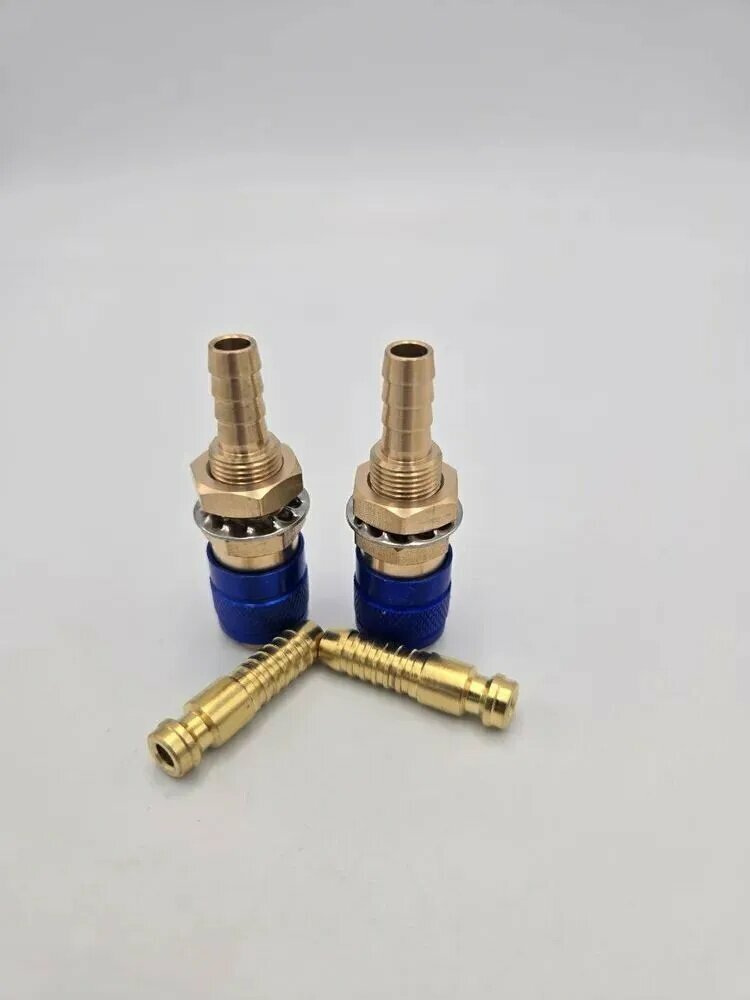 Соединитель быстросъемный 8 мм для газовой горелки TIG MIG комплект