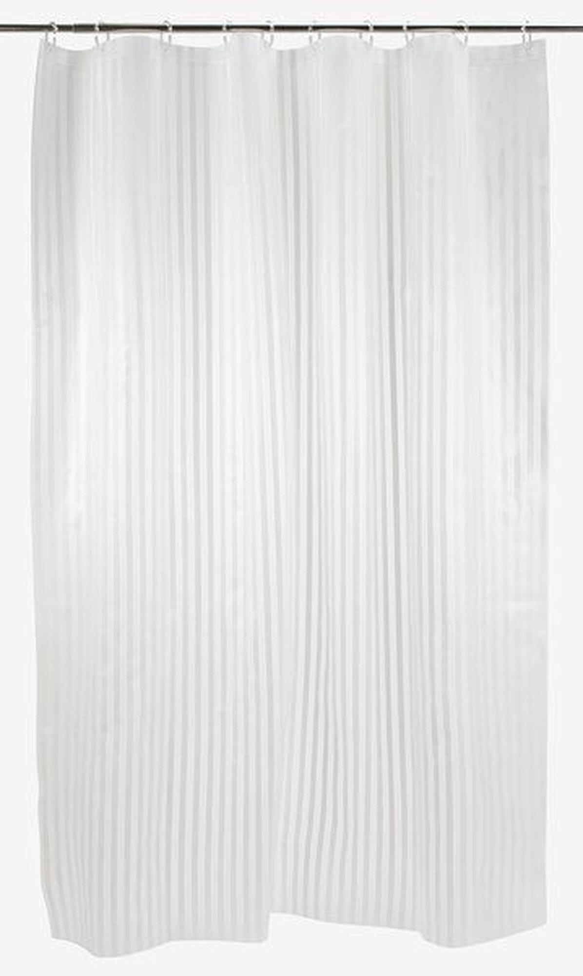 Шторка для душа Полоски Jysk GUSUM белый, размер 150 x 200 см
