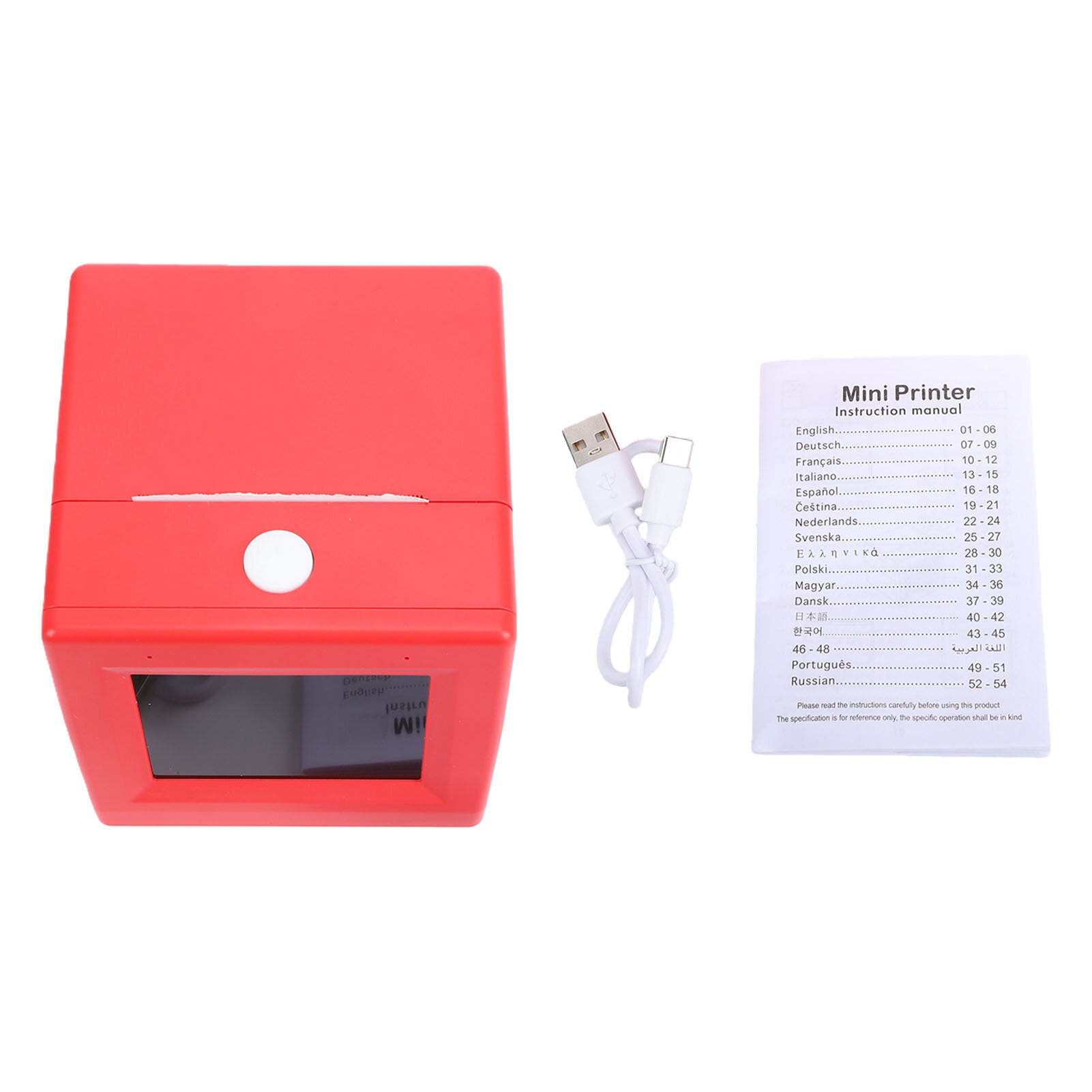 Принтер для Печати Наклеек AI 2.4G WiFi Voice Control Box Портативный Производитель для Обучения Работе