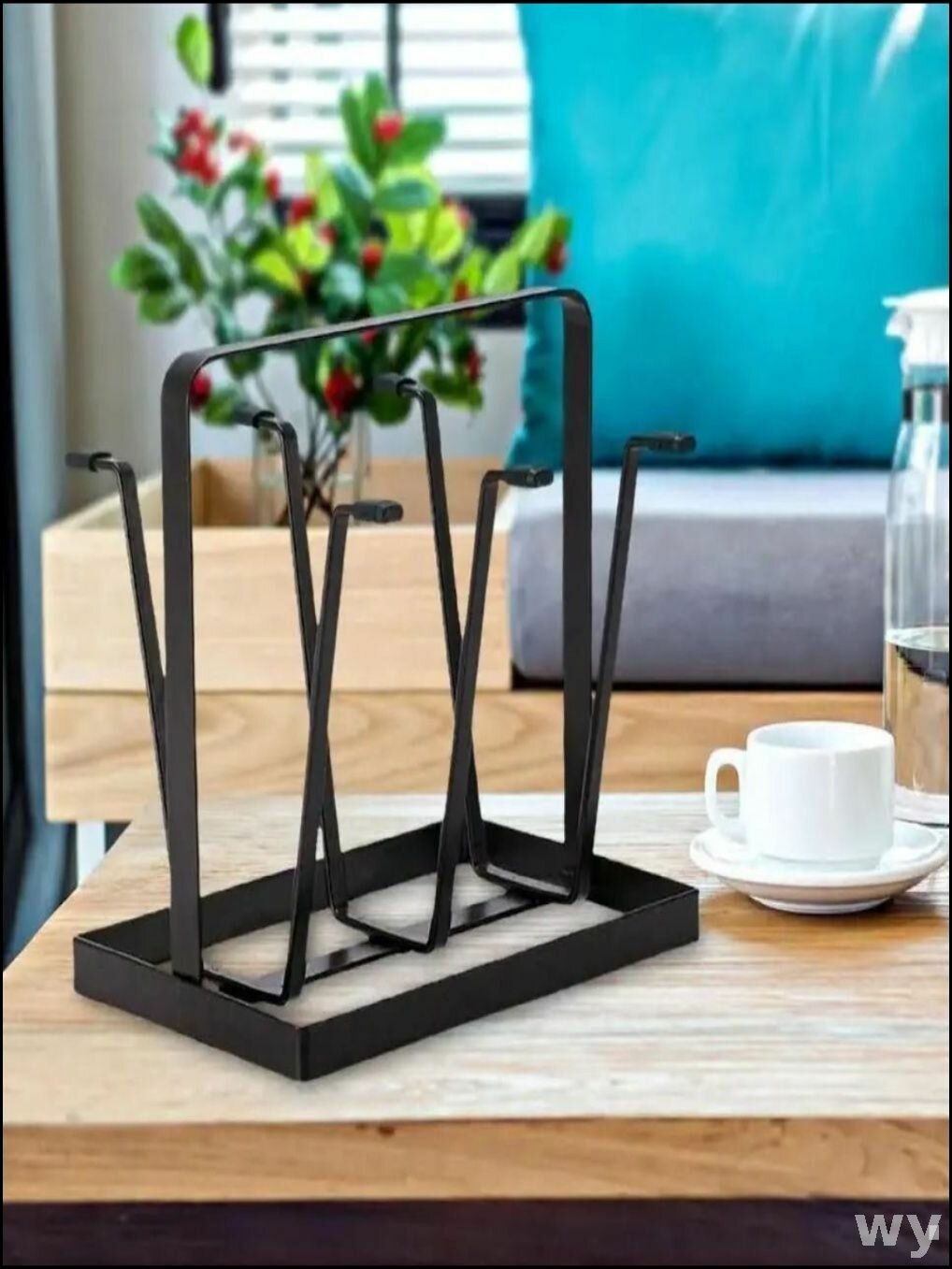 Держатель кухонный для бокалов, для кружек х 12.5 см х 16 см-.