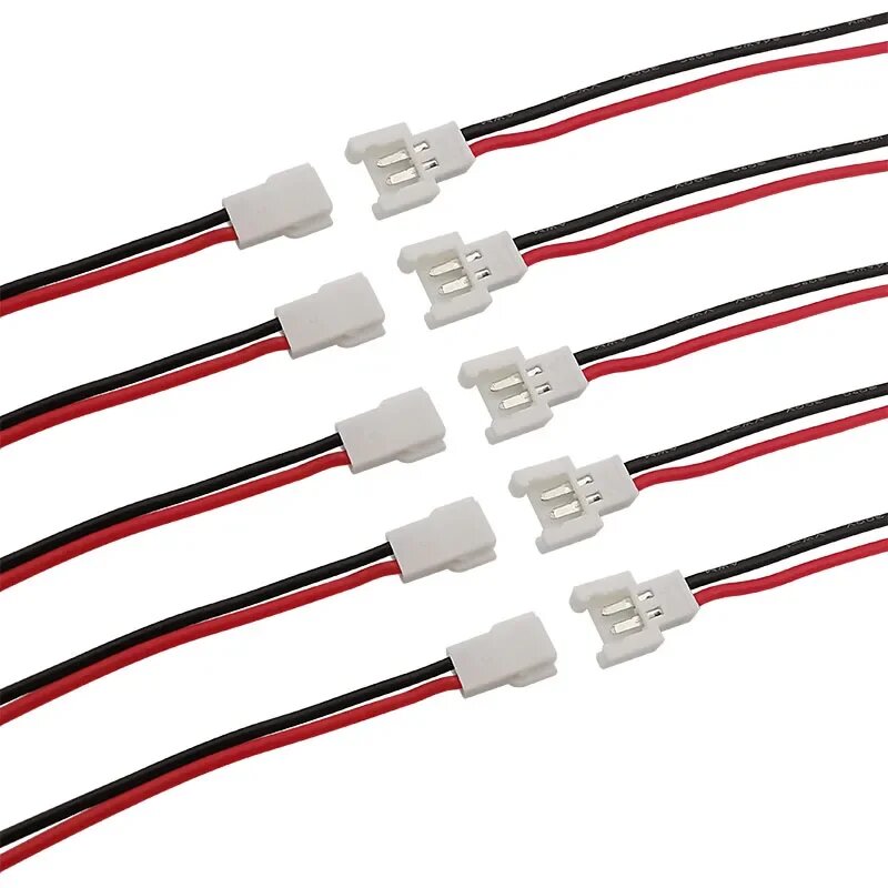 5 пар MX2.0 шаг 2,0 мм 2-контактный разъем для кабеля «папа» и «мама» Разъемы для стыковочного подключения 15 см 26AWG Электронный провод