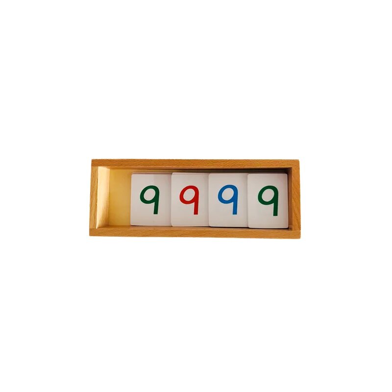 Монтессори счеты 9999, карточки с цифрами
