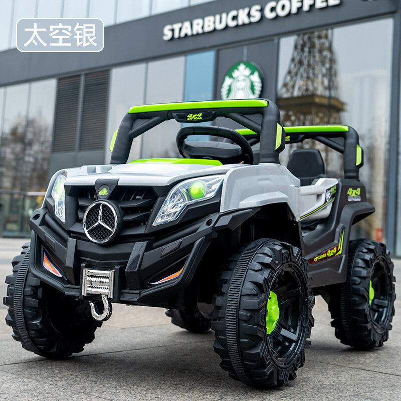 Большой детский электромобиль, четырехколесный внедорожник, игрушечная машинка с дистанционным управлением для детей, вмещающая ребенка, детская качалка.
