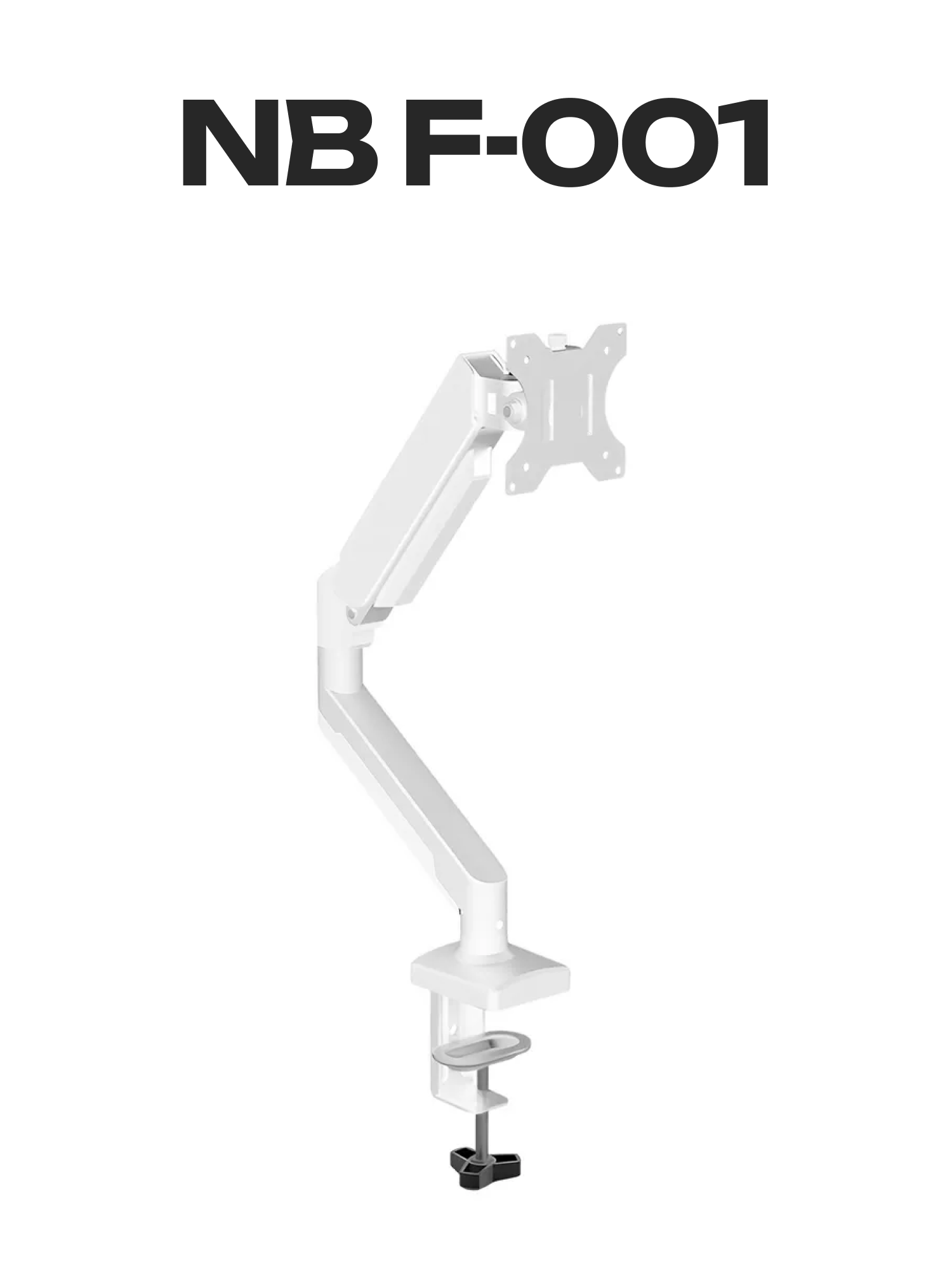 Кронштейн для монитора настольный NB F-001, 13-32" / Desktop Monitor Holder Mount Arm, 9 кг