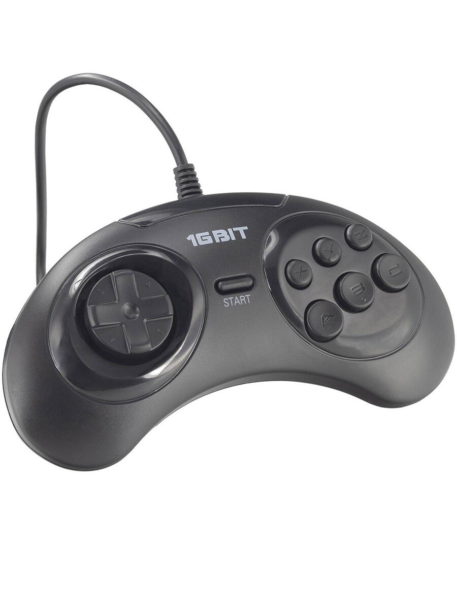 Проводной джойстик Retro Genesis Controller 16 bit с кнопкой Mode