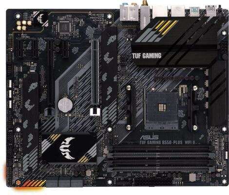 Asus TUF GAMING B550-PLUS WIFI II {AM4 4xDDR4 6xSATA3 2xM.2 RAID HDMI DP ATX}