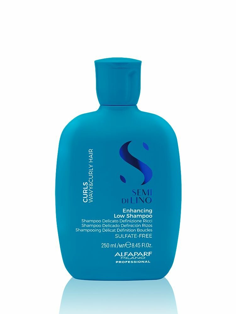 Шампунь для волос женский для кудрявых и волнистых Alfaparf Milano Professional SDL CURLS ENHANCING LOW SHAMPOO (250 мл) 20610