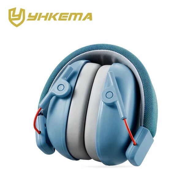 Детские шумоподавляющие наушники YHKEMA с соотношением сигнал/шум 27 дБ, безопасными амбушюрами с шумоподавлением и поддержкой сенсорного восприятия и внимания, подходящие для детей с аутизмом.