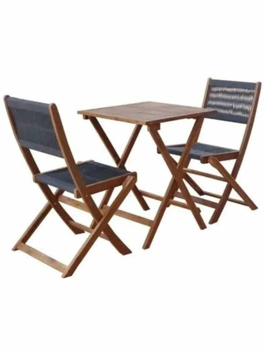 Набор садовой мебели МЕБ-ФФ TP2053.0.2 из акации, 3 предмета