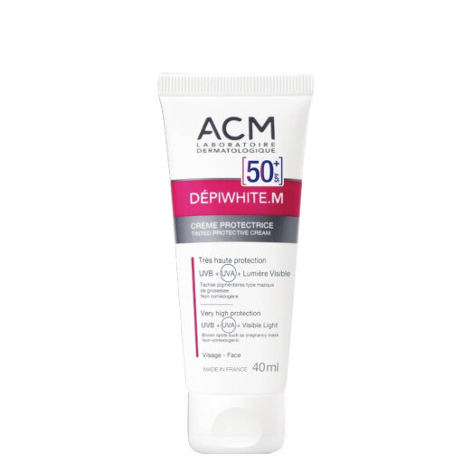 ACM LABORATOIRE DERMATOLOGIQUE Depiwhite M Солнцезащитный крем против пигментации SPF 50 40 мл
