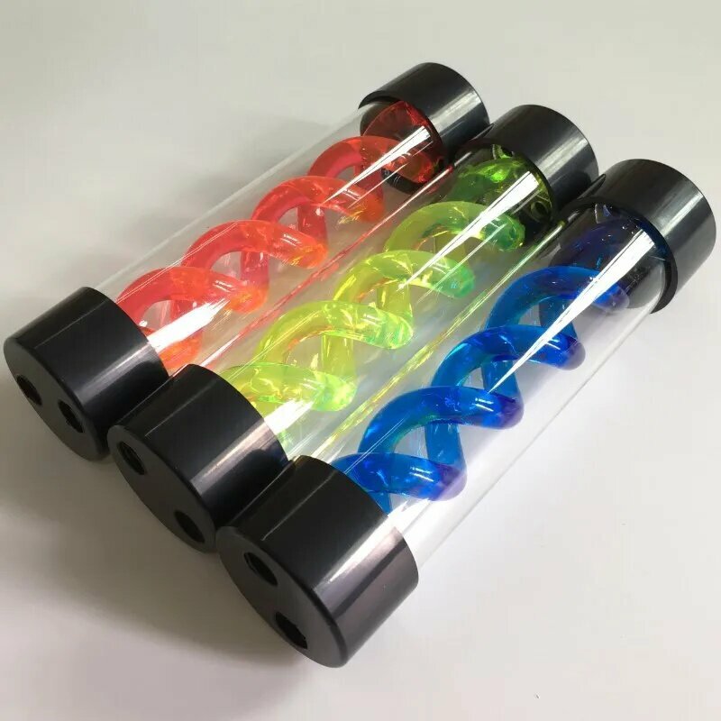 ONC3 Резервуар для ПК с водяным охлаждением 200 мм с резьбой G1/4 для кулера (красный)