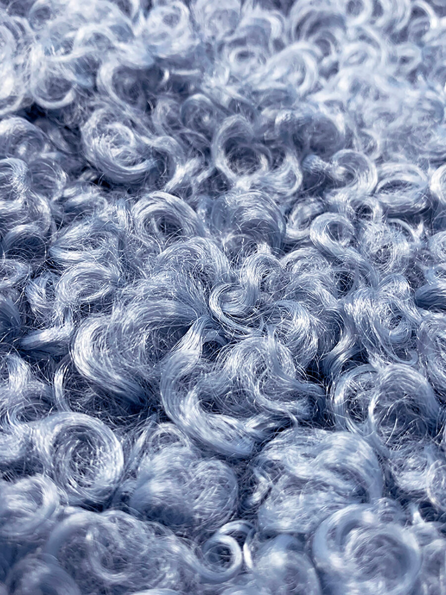 Ткань мех "Барашек" на отрез 45cmх38cm для творчества и шитья, рукоделия.