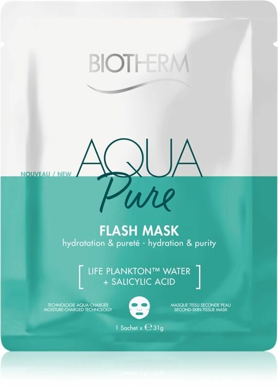 Biotherm Тканевая маска с увлажняющим эффектом Aqua Pure Super Mask 1 x 31 г