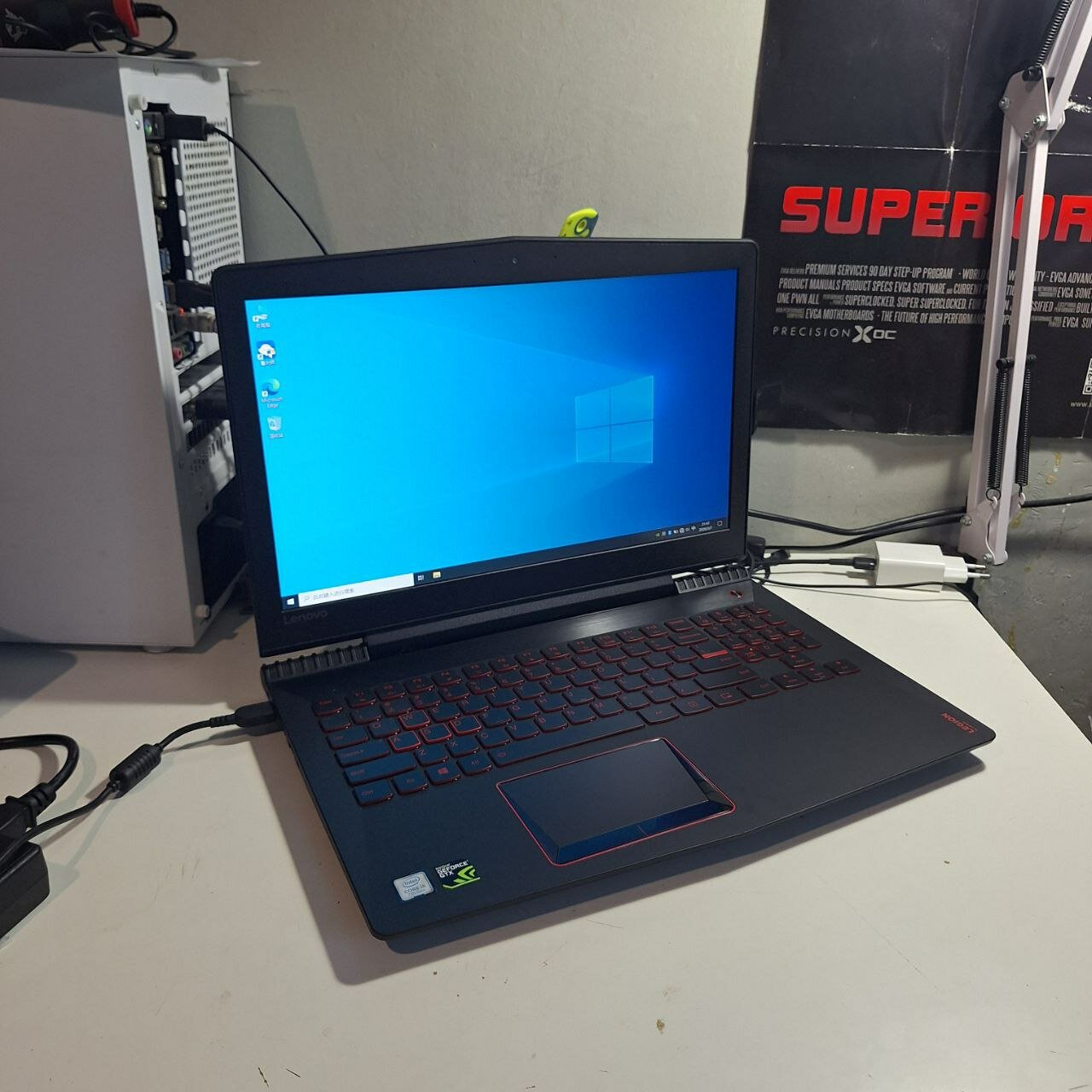 Игровой ноутбук Lenovo 15.6" Intel core i5-7300, GTX 1050Ti, 8gb ddr4, SSD 256, HDD 500gb