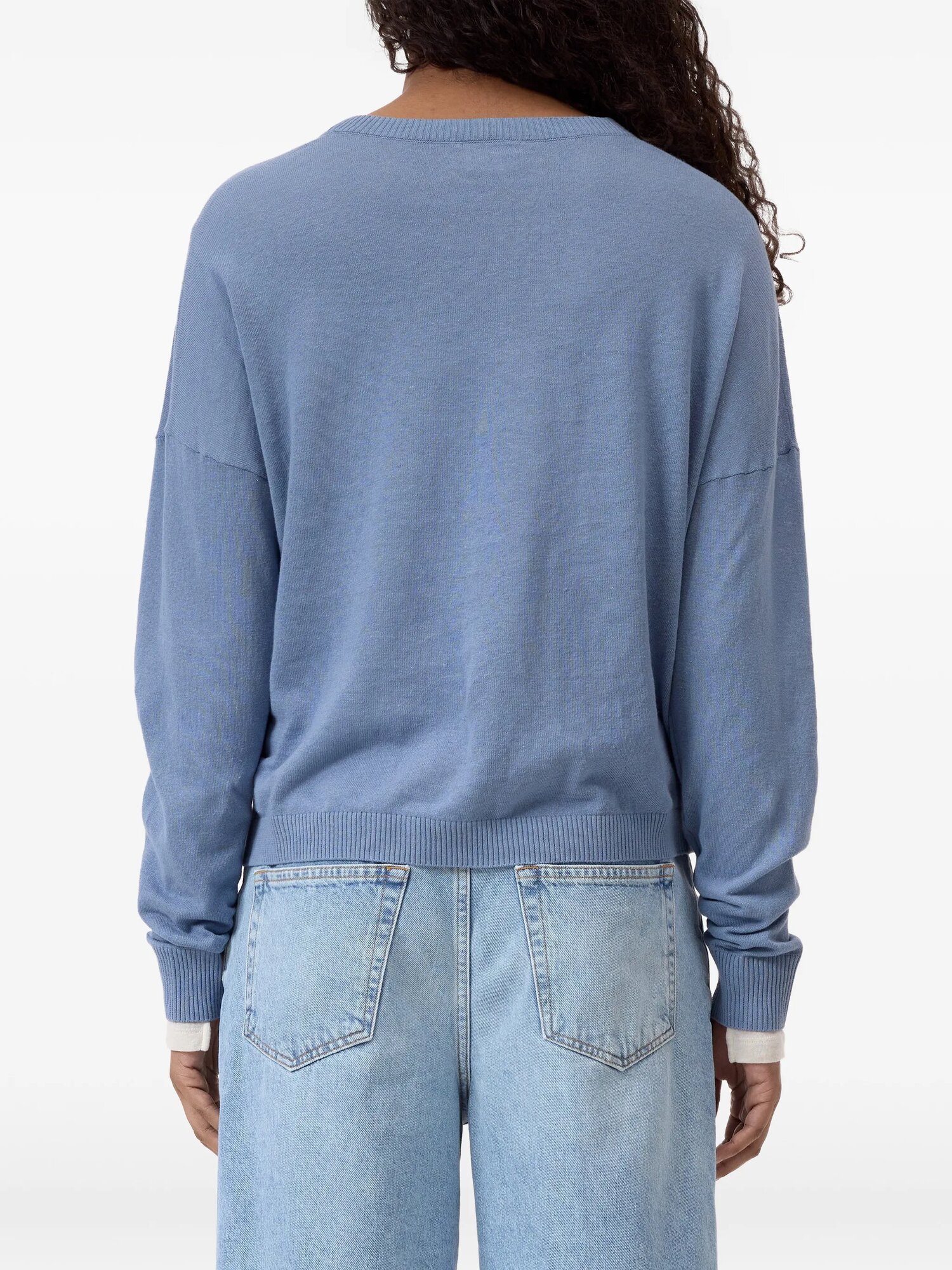 Толстовка Closed Crew-neck sweatshirt, размер XS, , blue — фото 1