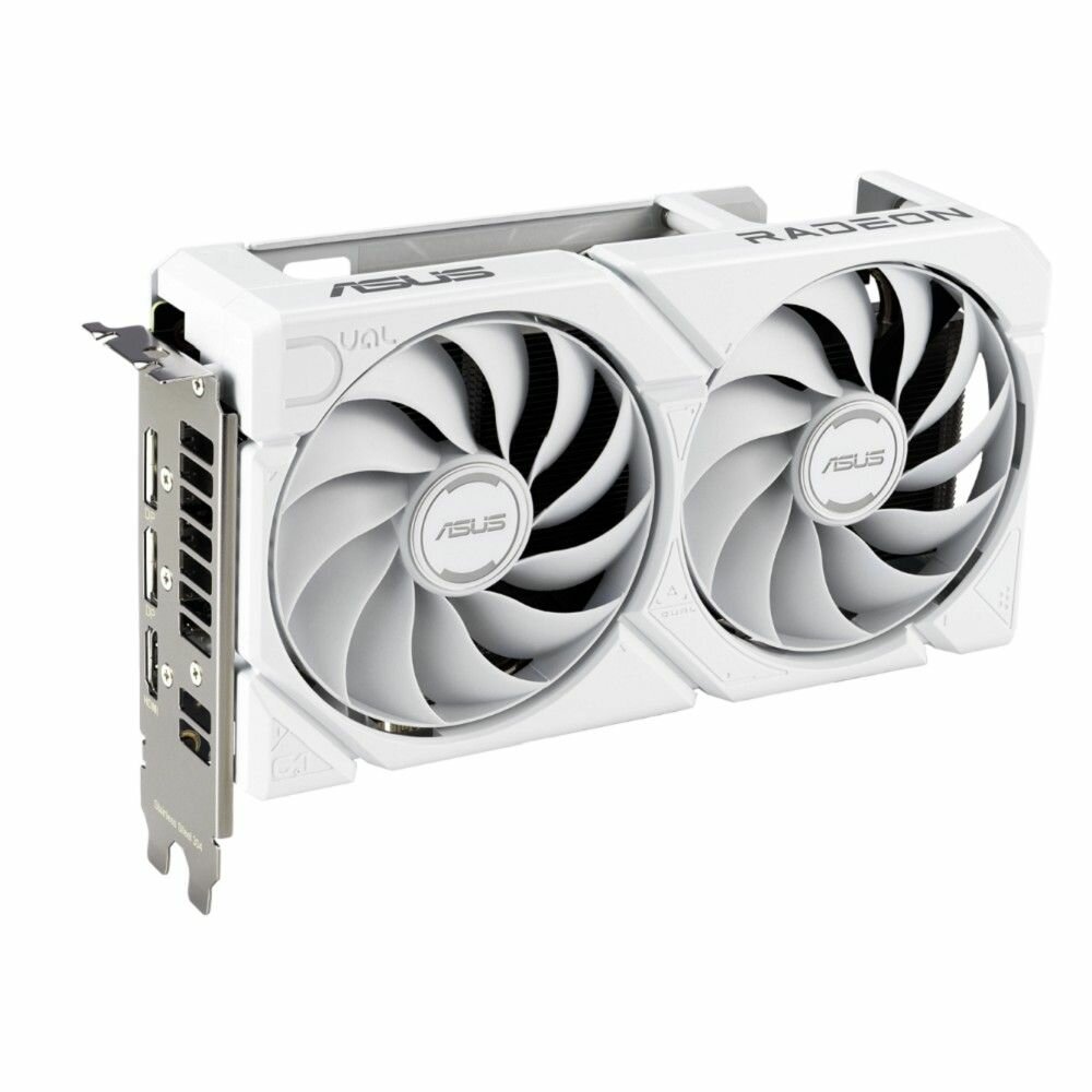 Asus Видеокарта AMD Radeon RX9060XT 16Gb DDR6 128 bit 3 DP HDMI 2FAN DUAL - RX9060XT - 16G - WHITE RTL