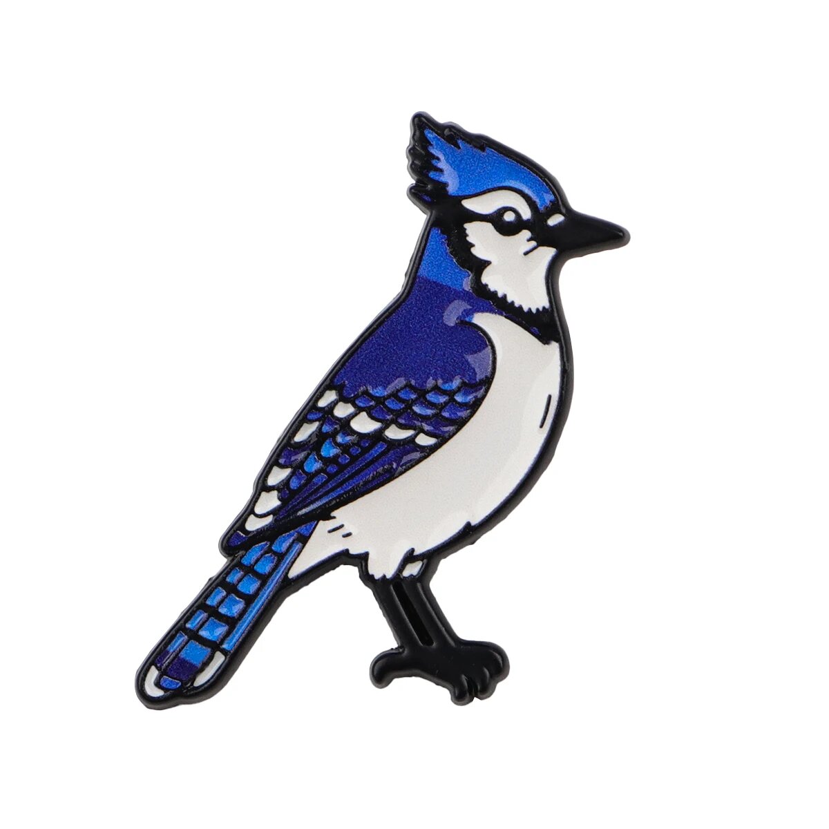 Брошь Blue Jay, синий, цвет 16