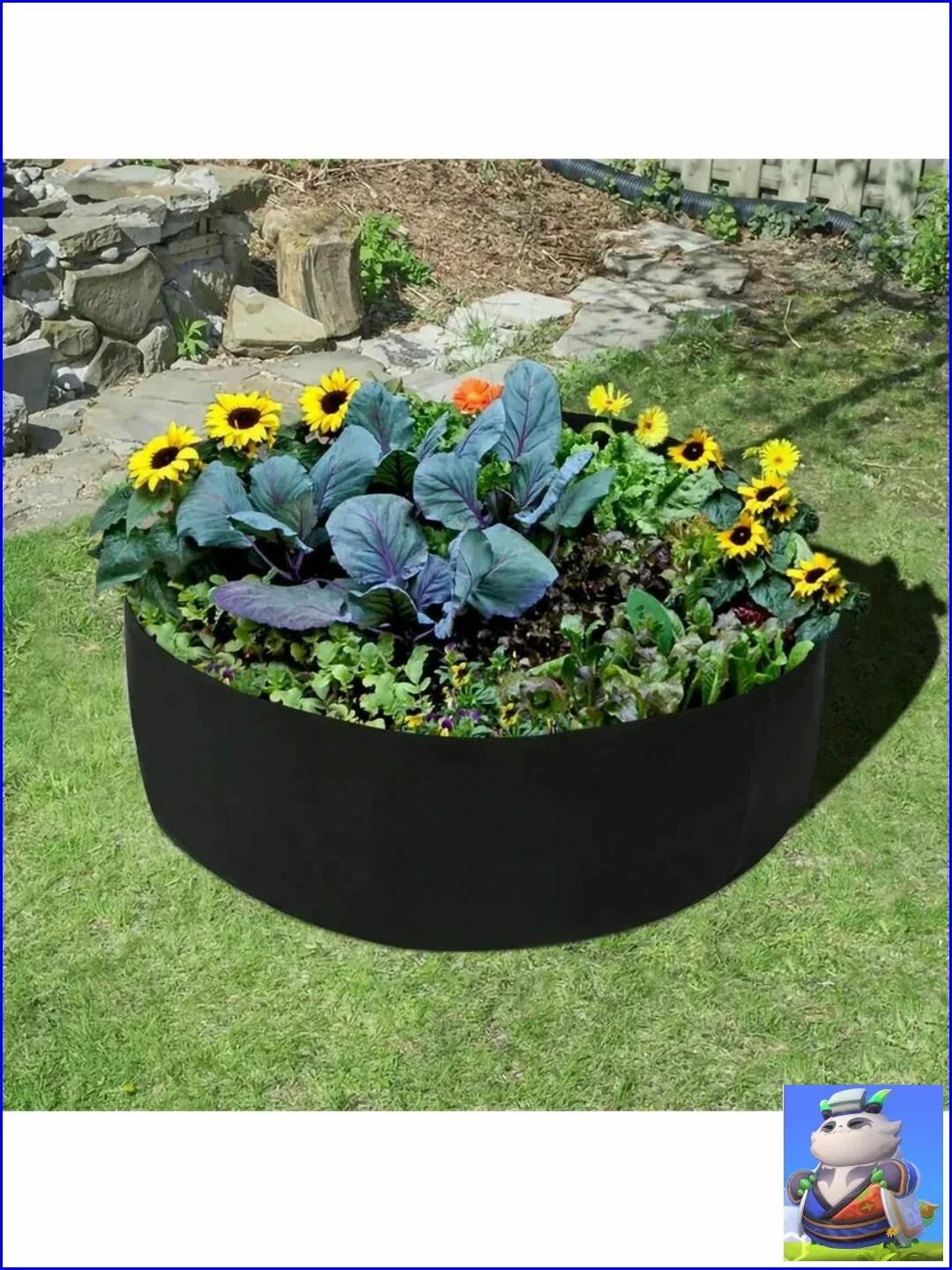 Грядка для овощей/Р:60см*20смЦв: Армейский зеленый