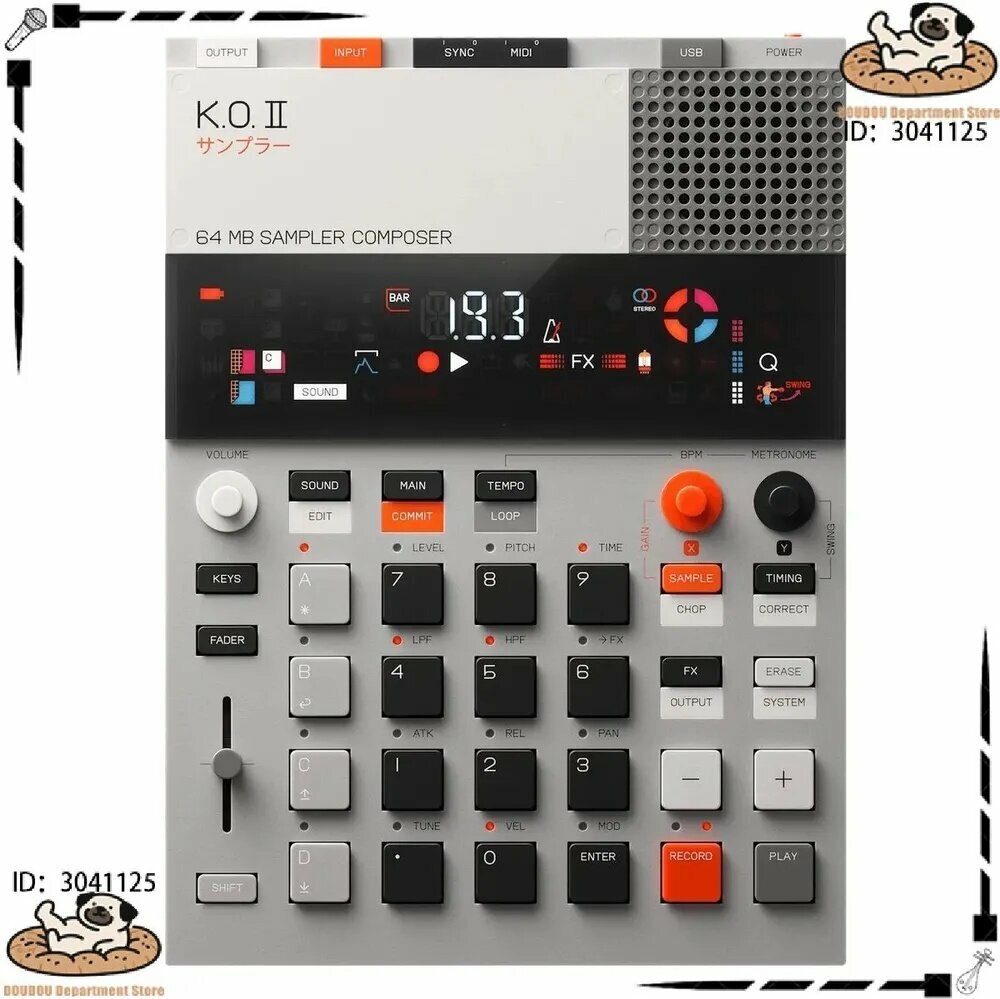 Сэмплер teenage engineering EP133 KOII